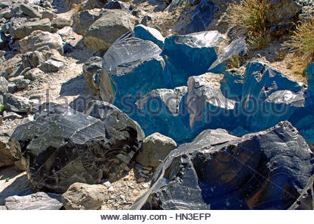 Obsidian - Newberry Volcanic Monument USA Casting very recent about Stock Photo: 85552796 - Alamy