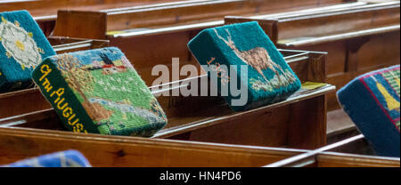 Hassock in a church Stock Photo - Alamy