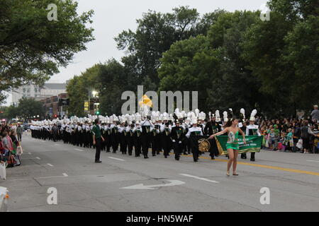 University of Iowa Homecoming Parade Iowa City Police car in parade ...