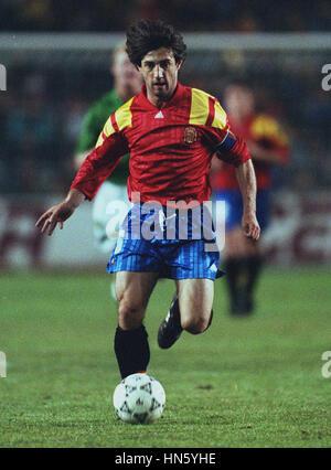 JOSE-MARIA BAKERO SPAIN & BARCELONA FC 12 July 1994 Stock Photo - Alamy