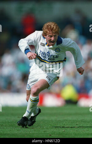 GORDON STRACHAN LEEDS UNITED FC 14 September 1992 Stock Photo - Alamy