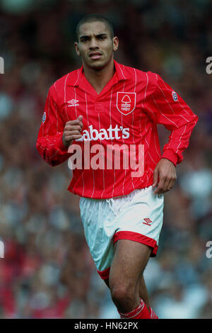 STAN COLLYMORE NOTTINGHAM FOREST FC 03 January 1995 Stock Photo - Alamy