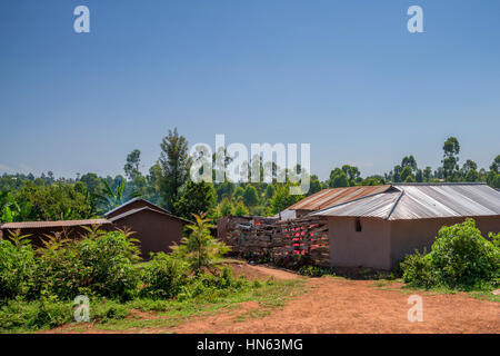 Traditional Kenyan village straw hut at cultural festival - USA Stock ...