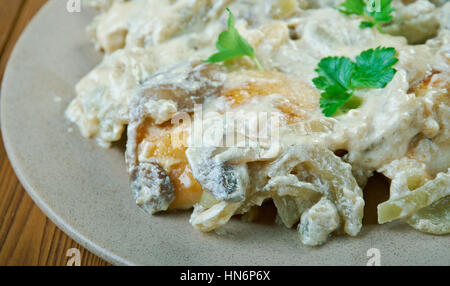 Amaretto Chicken sauteed chicken and mushrooms in an amaretto cream ...