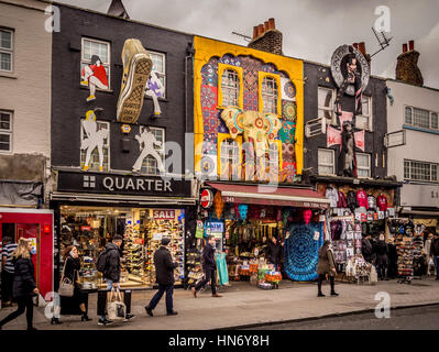 high street shop signs Stock Photo - Alamy