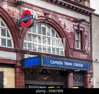 Camden Town Underground Station - Northern Line - London (pre-Upgrade ...