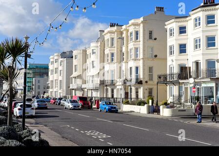Marine Parade Worthing seafront Sussex UK Stock Photo - Alamy