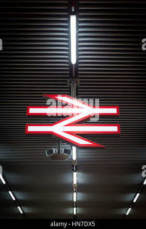 British Rail double arrow logo designed by Gerry Barney, railway ...