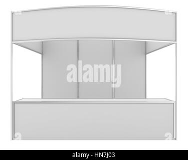 Blank exhibition stand Stock Photo - Alamy