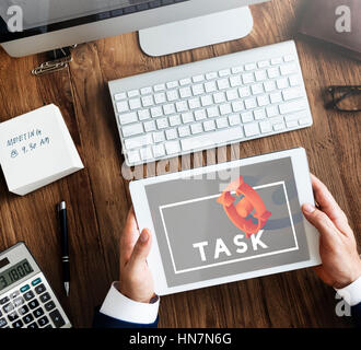 Task Business Plan Mission Concept Stock Photo - Alamy