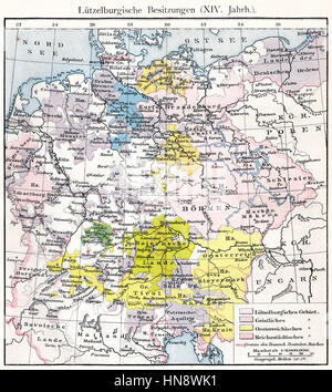 Map of The Holy Roman Empire under the Hohenstaufen dynasty, 1138 ...