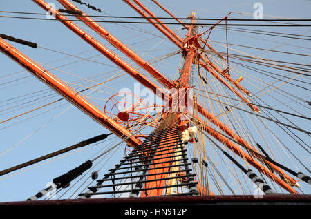 4 masted steel barque Sedov (the largest traditional sailing ship in ...