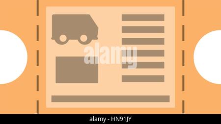 brown ticket related icon, ector illustration image Stock Vector Image ...