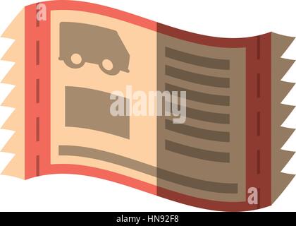 brown ticket related icon, ector illustration image Stock Vector Image ...