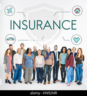 Diversity Casual People Insurance Policy Meeting Concept Stock Photo ...