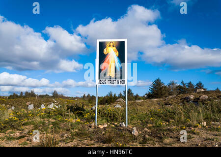 Jesus I Trust In You, signage near Kerrytown, County Donegal, Ireland ...