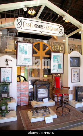 Interior of Gas Museum Stock Photo - Alamy