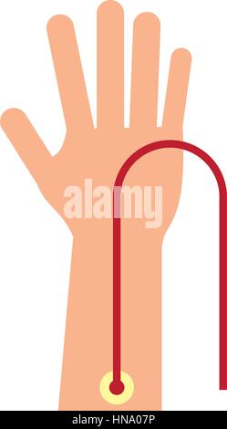 Man and Intravenous dropper icon Stock Vector Image & Art - Alamy