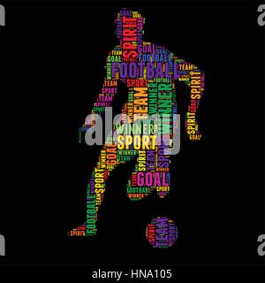 Soccer word cloud concept. Vector illustration Stock Vector Image & Art ...