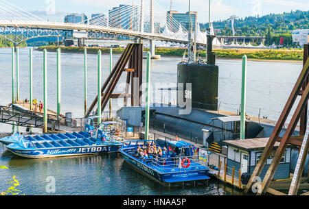 Portland,Oregon,usa.-2016/07/16 : OMSI ,museum of science and industry ...