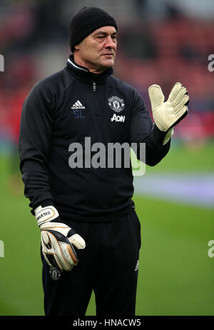 Manchester United goalkeeping coach Silvino Louro during the Premier ...