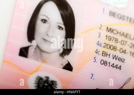 Austrian EU-driving licence, Austria Stock Photo - Alamy