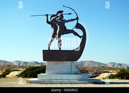 monument of the battle of Salamis Greece Stock Photo - Alamy