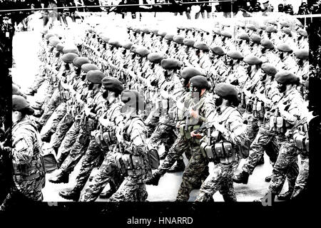 Military Uniforms Peruvian Military Forces Stock Photo - Alamy