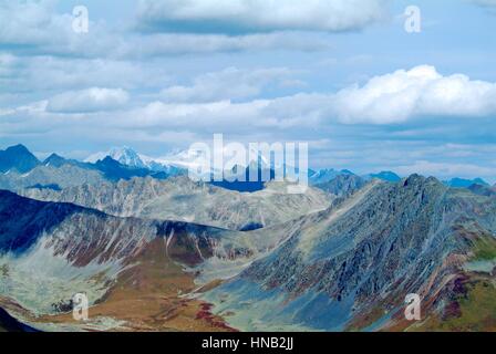 Mountain peaks in the Altays in the morning, Russia Stock Photo - Alamy