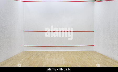 interior of empty squash court Stock Photo - Alamy