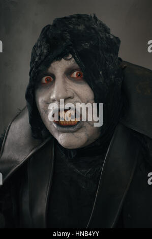 Ancient horror mutant vampire with large scary nails. Medieval gothic ...