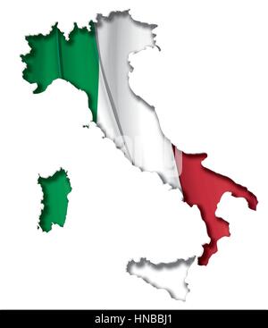 Highly detailed vector map of Italy with administrative regions,main ...