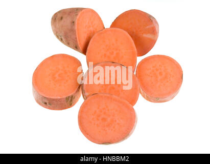 The sweet potato (Ipomoea batatas) is a large, starchy Stock Photo ...