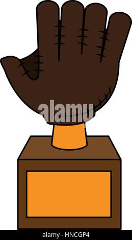baseball trophy icon over white background. vector illustration Stock ...