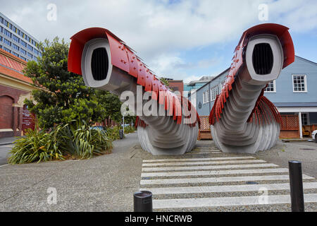 Lobster Loos, public toilets, Queens Wharf, Wellington, New Zealand ...