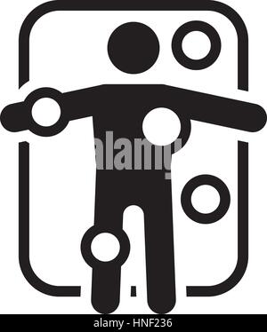 Symptom Checker and Medical Services Icon. Flat Design Stock Vector ...