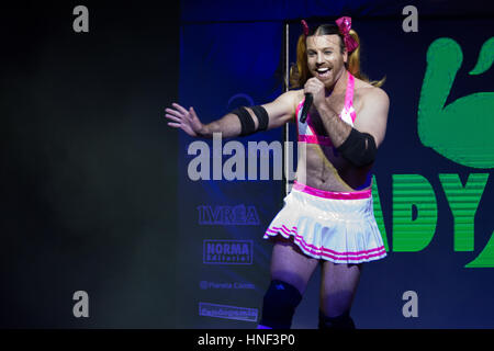 Madrid, Spain. 11th Feb, 2017. Concert of Ladybeard in Japan weekend ...