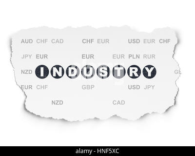 Finance concept: Painted black text Loss on Torn Paper background with Binary Code Stock Photo ...