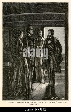 “Detective Fix” from ‘Around the World in Eighty Days’ by Jules Verne ...