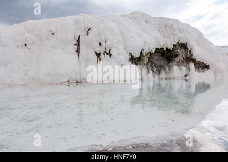 Pamukkale Cotton Castle Carbonite Springs Turkey Stock Photo - Alamy