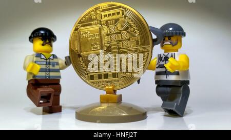 Hackers Steal Bitcoins (money robbery Stock Photo - Alamy