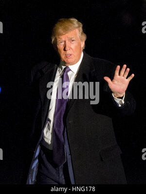 President Donald Trump returns to the White House North Portico on June ...