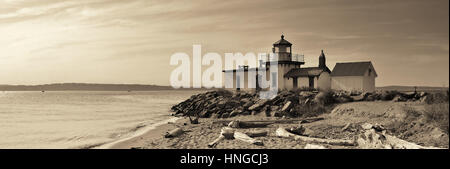 West point lighthouse in Seattle, WA Stock Photo - Alamy