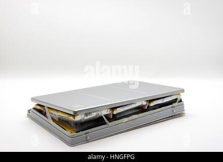 The insides of a laptop computer Stock Photo - Alamy
