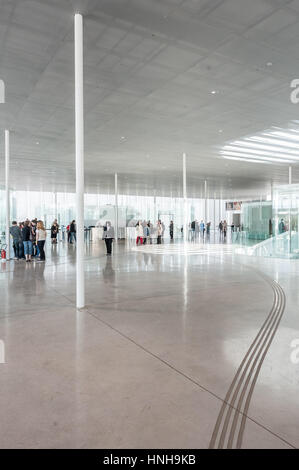 France, Lens, interior ot the Louvre Lens museum designed by SANAA ...