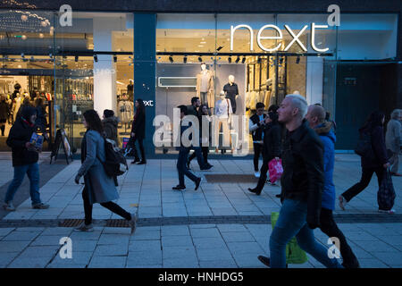 Next store sign logo Stock Photo - Alamy