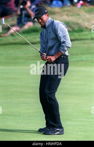 TIGER WOODS BRITISH OPEN ROYAL BIRKDALE 20 July 1998 Stock Photo - Alamy