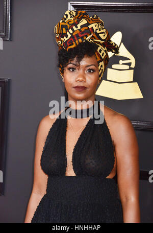 Jaime Woods at the 59th Annual Grammy Awards held at Staples Center in ...