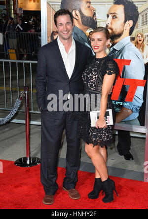 Noah Wyle with his wife Sara Wells during his Hollywood Walk of Fame ...