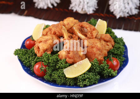 Fried chicken chops Stock Photo - Alamy